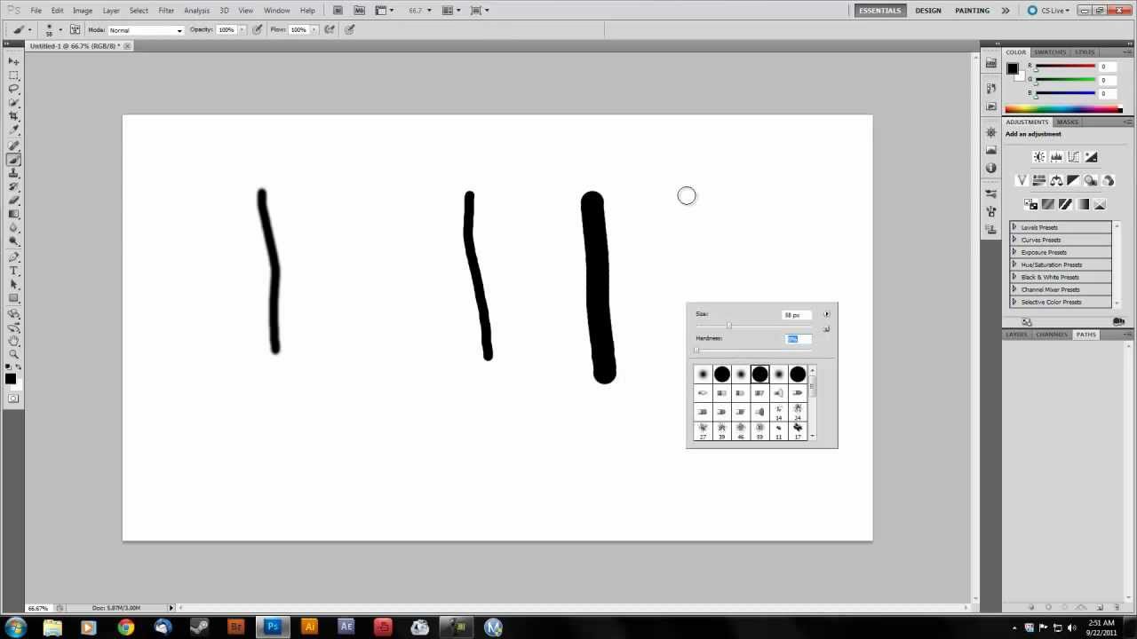 How To Resize Photoshop Brush YouTube How To Resize Photoshop Brush YouTube