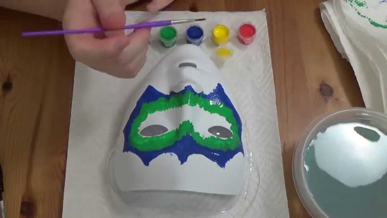 Painting a Mask and Whispering for Relaxation, Binaural Sounds, ASMR ...