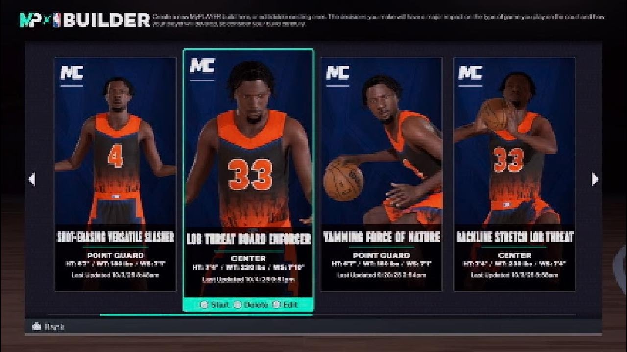 NBA 2K26 Lob Threat Board Enforcer with 99 Block Rebound & Standing ...
