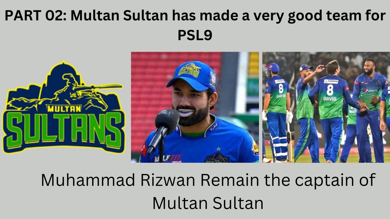 PART:02 Full Squad of Multan Sultan For Pakistan Super league 2024 / M ...