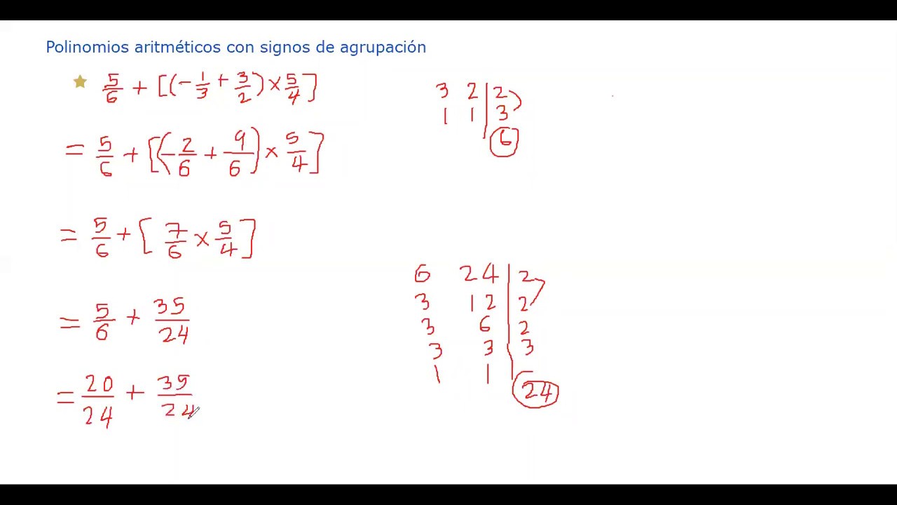 😎Solución De Polinomios Aritméticos Con Signos De Agrupación⏩ EJ3️⃣📝 ...