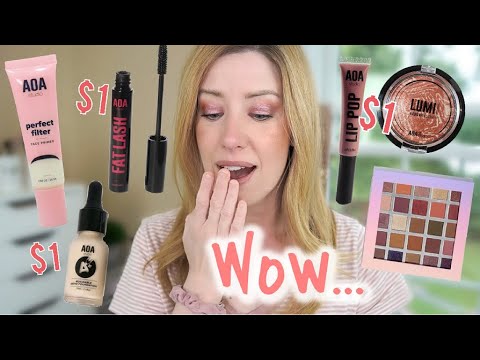Testing $1 MAKEUP from Shop Miss A! - YouTube