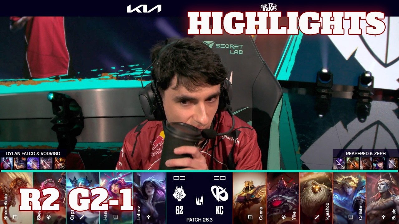 G2 vs KC - Game 1 Highlights | Round 2 LEC Versus 2026 Playoffs | G2 ...