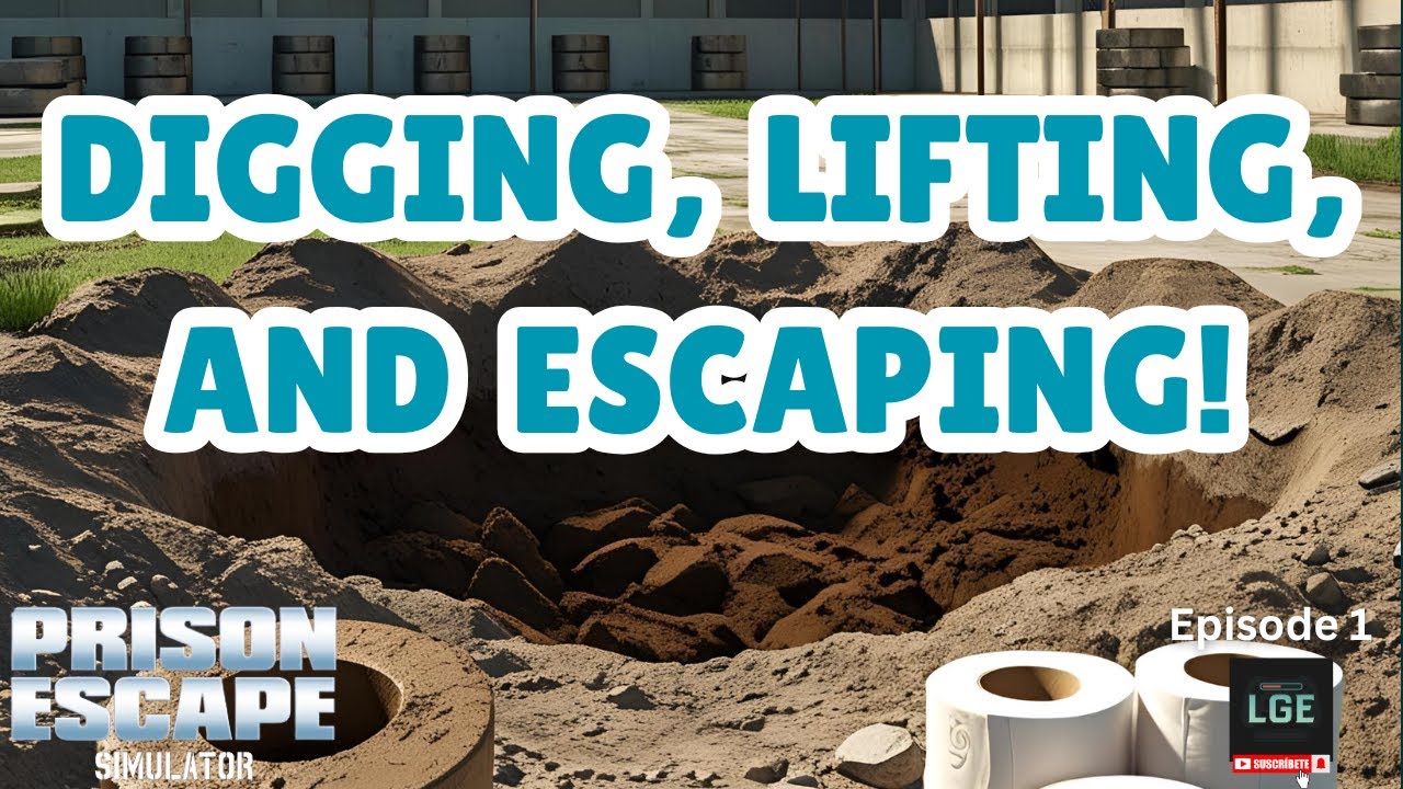 Ep. 1 | Digging In and Pumping Iron (Prison Escape Simulator) - YouTube