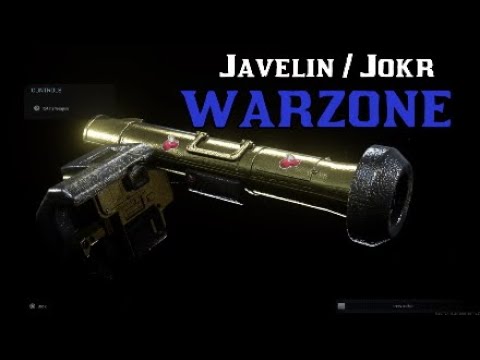 Using a GOLDEN Javelin / JOKR in WARZONE! Call of Duty - YouTube