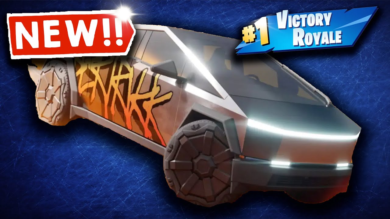 Winning a Fortnite Match ONLY using the CYBERTRUCK - YouTube