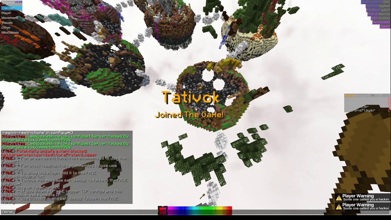 GoldNetwork server rombolás Hunterke,Zeltux,Gameknight99958 - YouTube
