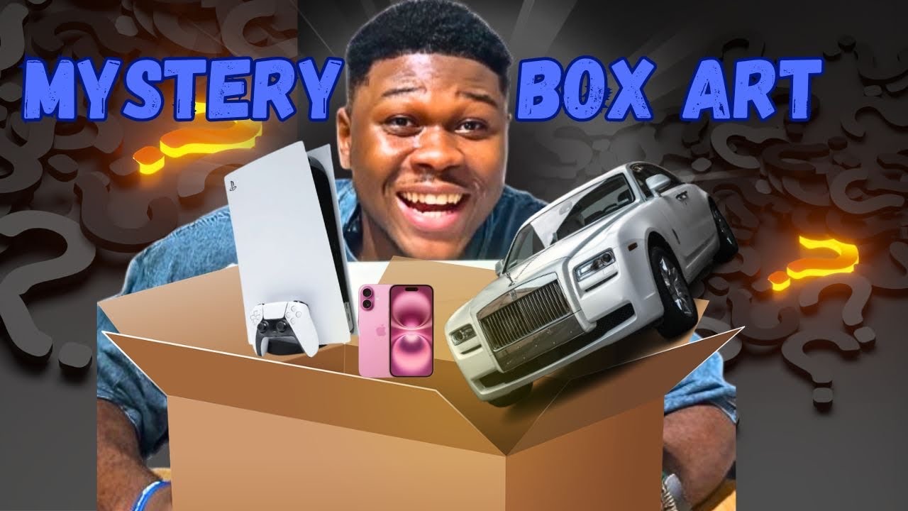Mystery Box Art Challenge (EPISODE 1) - YouTube