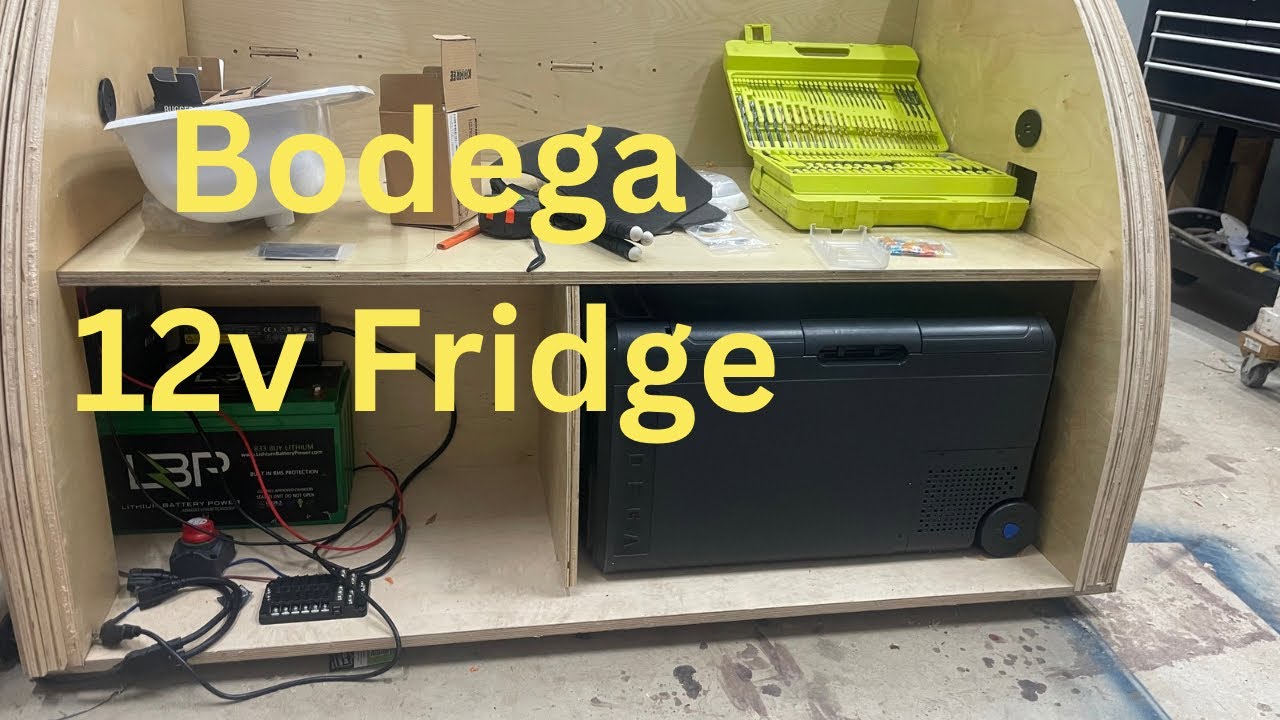 Bodega QZW38 12v Fridge- Teardrop - YouTube
