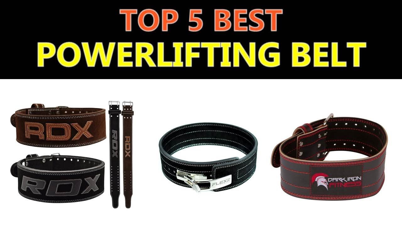Best Powerlifting Belt (Top 5) - YouTube
