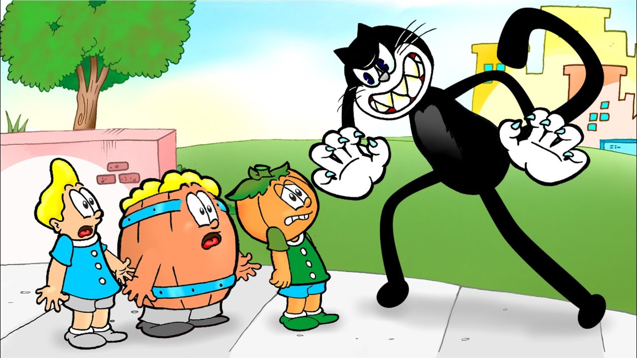 O Gato de Desenho - Barril, Rafa e Cabeção com Cartoon Cat - YouTube