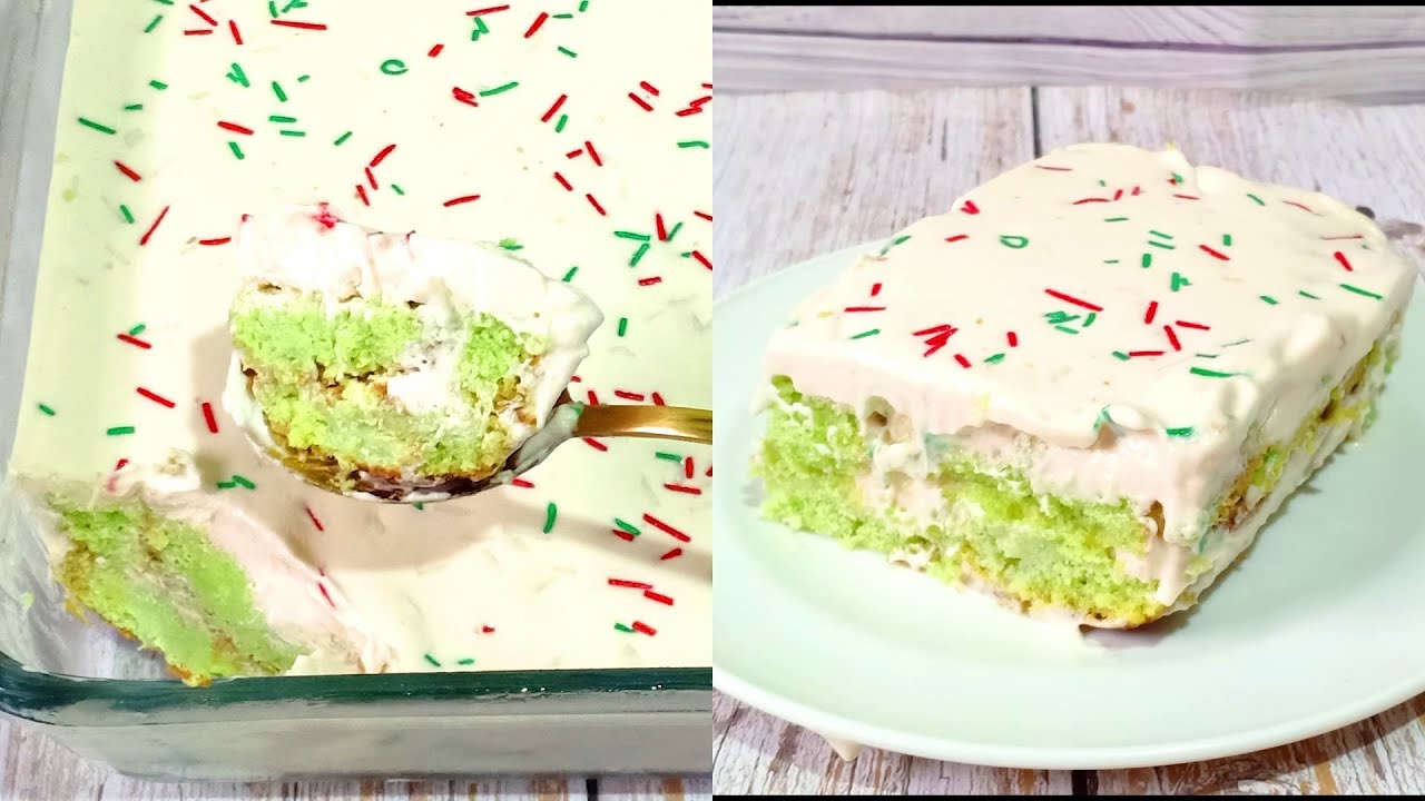 2 Ingredients No Bake Macapuno Cake l How To Make Macapuno Cake Recipe ...