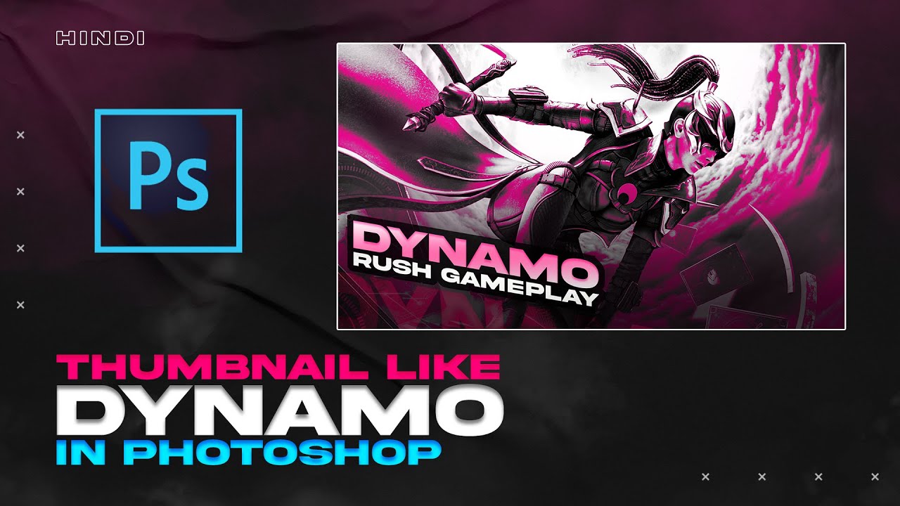How to make thumbnail like Dynamo in photoshop | dynamo thumbnail ...