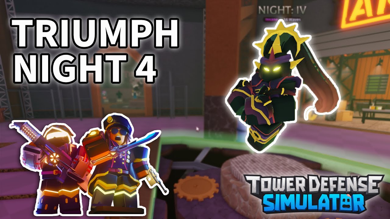 Triumph NIGHT 4 Solar Esclipse Event || Tower Defense Simulator - YouTube