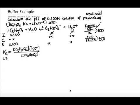 SCH4U Buffer Calculation Video - YouTube