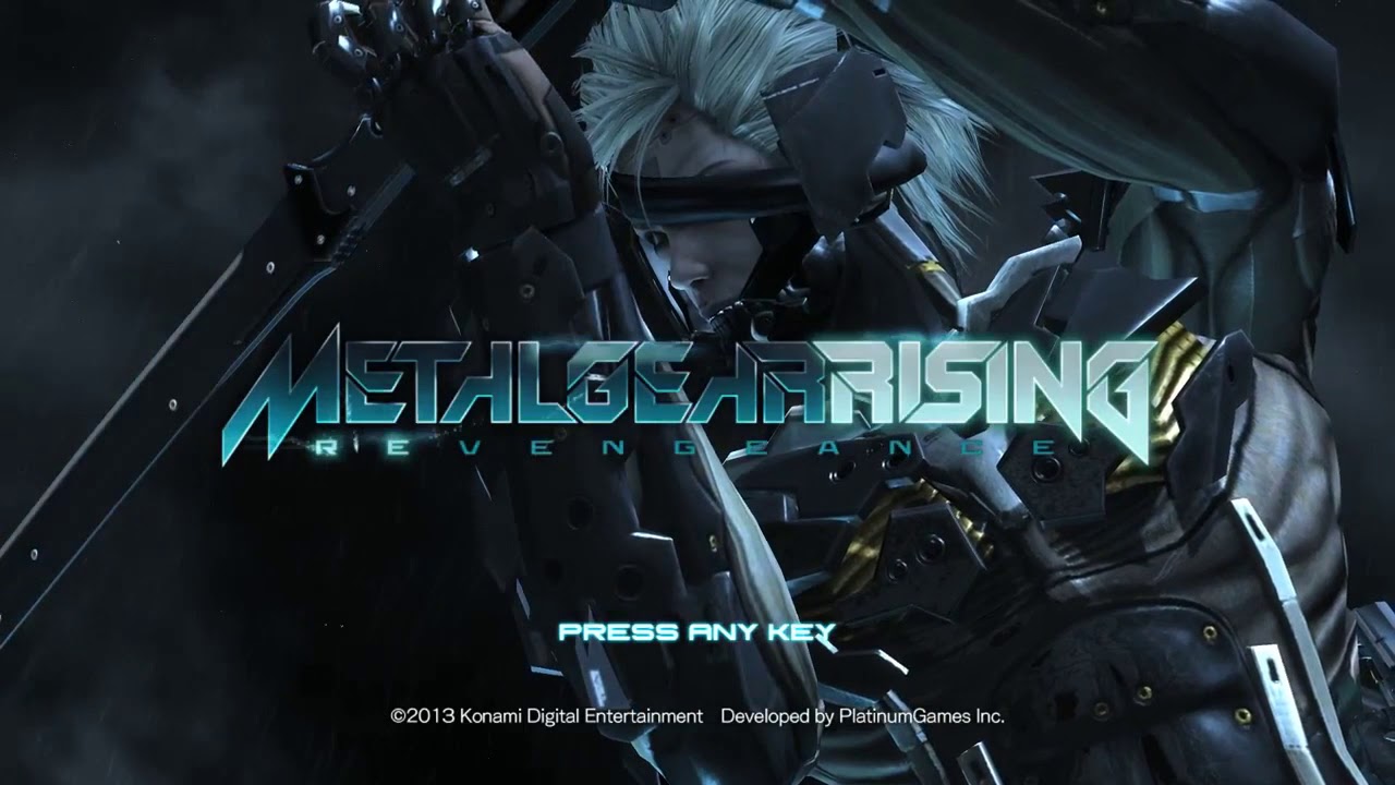 Metal Gear Rising: Revengeance Title Screen - YouTube