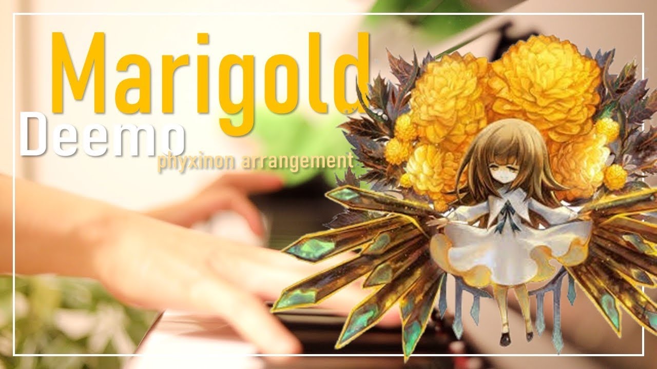 【ピアノ】Marigold - Deemo ふぃくしのんさんなりきり(なりきれてはいない)演奏 - YouTube