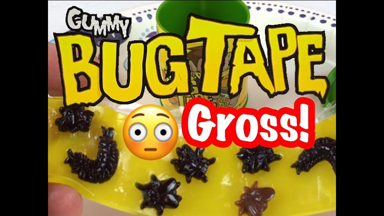 Gummy Bug Tape Candy - YouTube