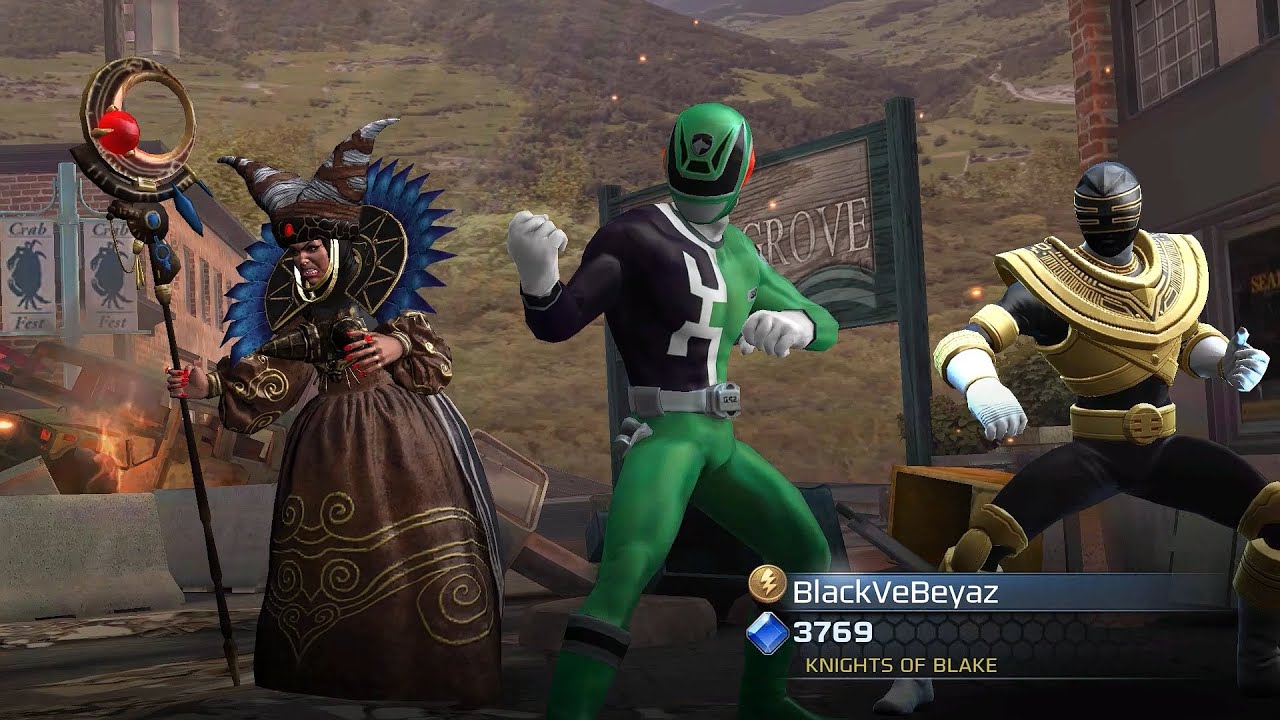 Bridge Carson Green Spd Vs All Cosmic Fury Rangers POwer Rangers Legacy ...