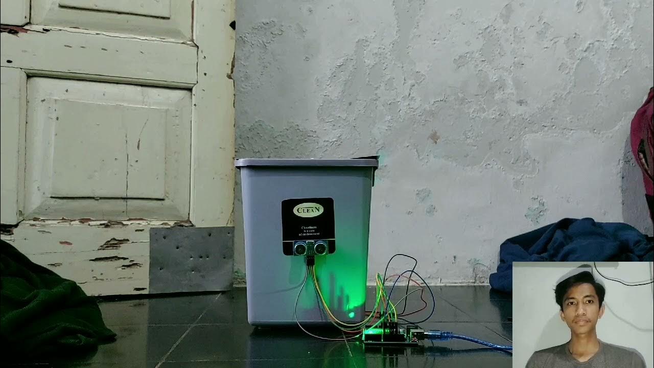 Tong sampah otomatis menggunakan Arduino Uno dan Sensor Ultrasonik ...