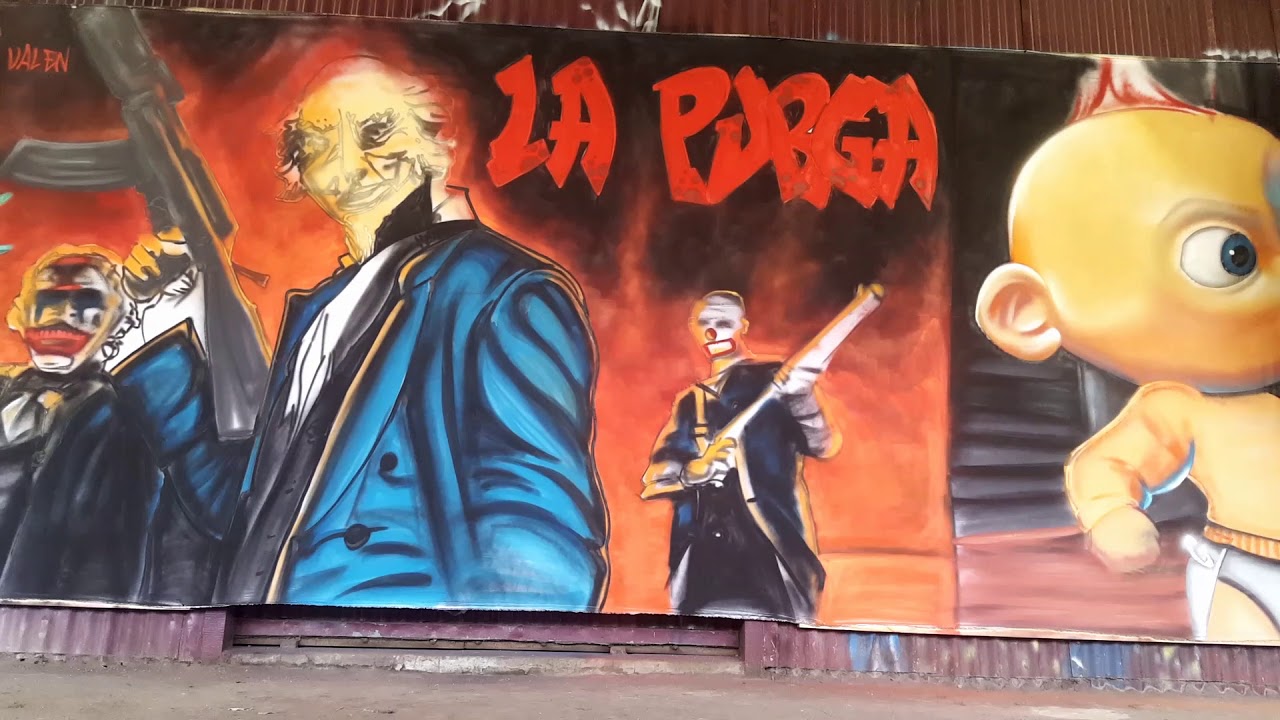 Graffiti de la purga y los increibles2 - Evr Graffiti - YouTube