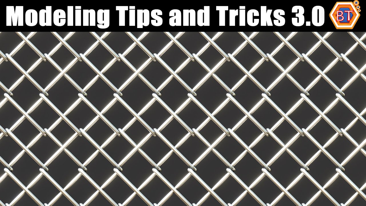 Modeling Tips and Tricks | Chain Link Fence | Blender 3.0 - YouTube