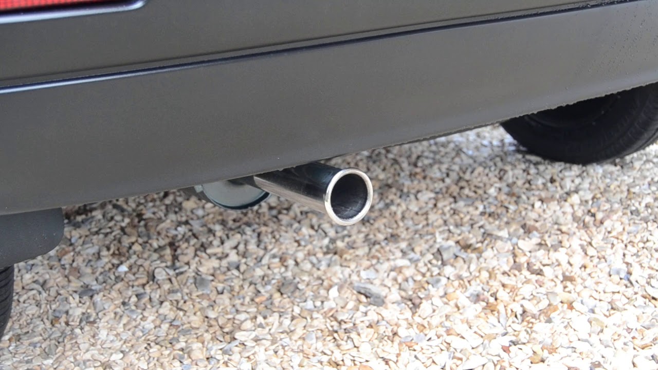 1.1 K series Rover Metro Maniflow (catback exhaust) - YouTube