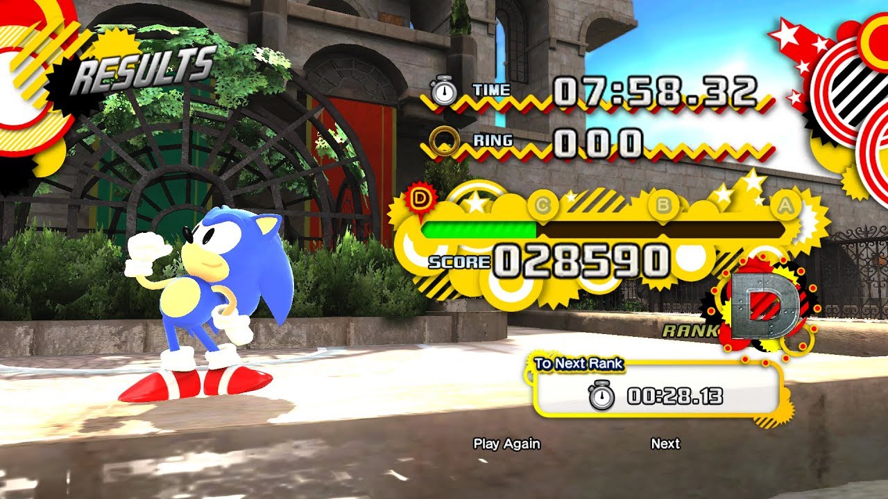 Classic Sonic ( º﹃º ) in Sonic Unleashed Act 3 - YouTube
