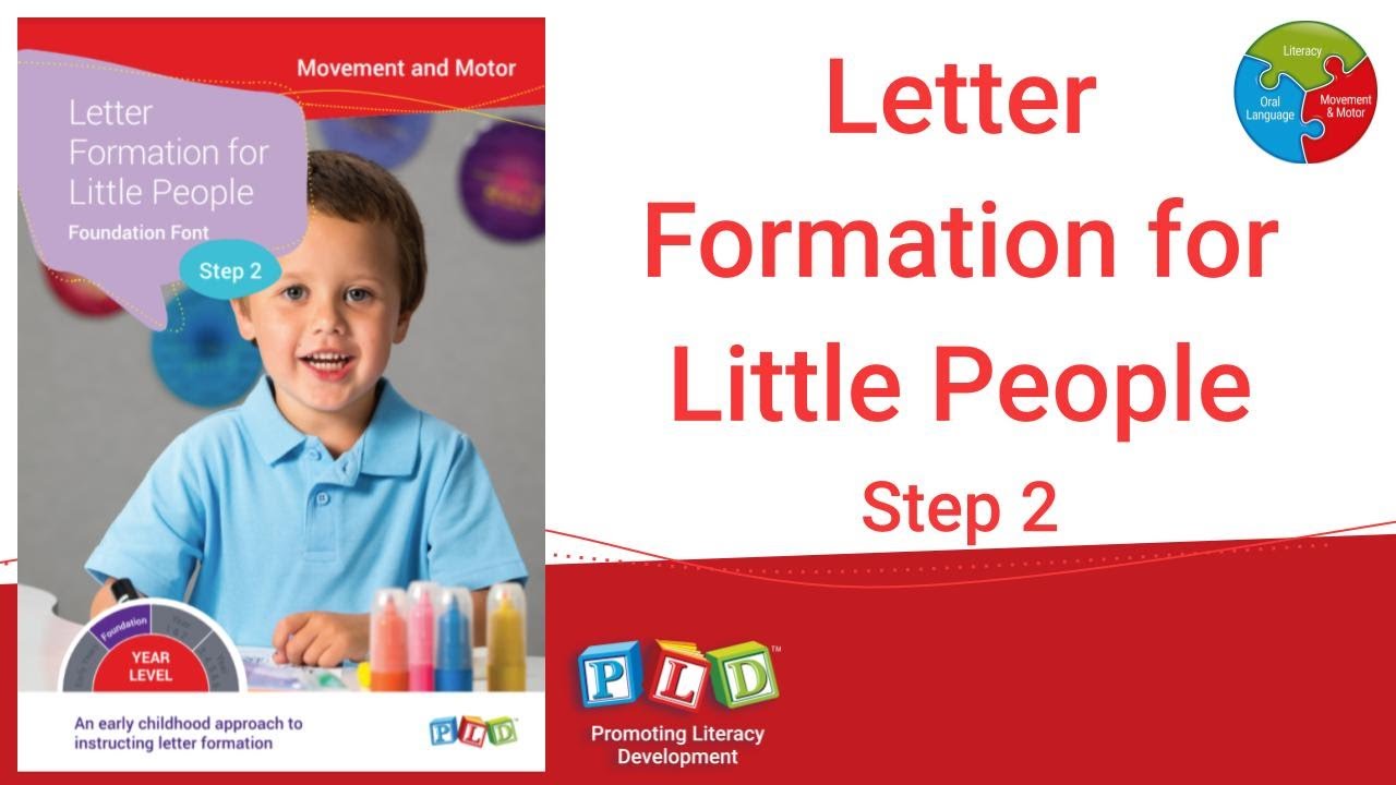 Letter Formation for Little People – Foundation Font – Step 2 - YouTube