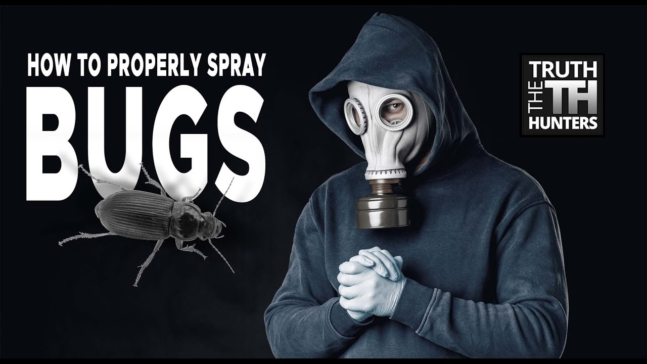 How to properly spray bugs - YouTube