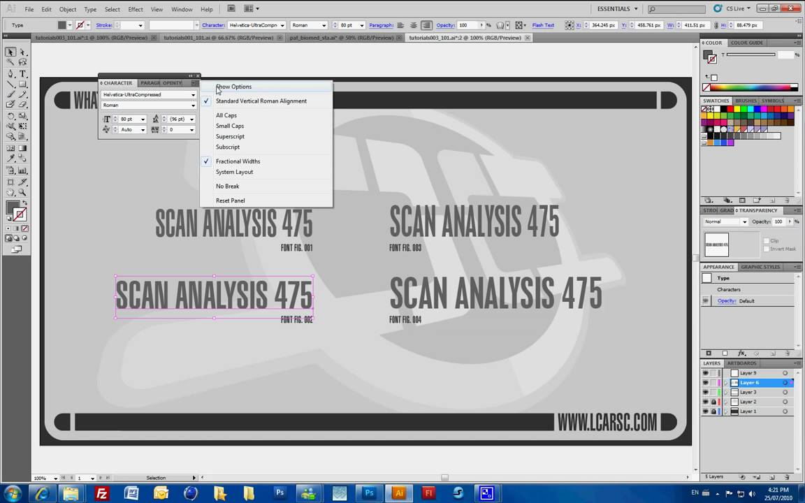 What Is That LCARS Font: horizontal scale for text in Illustrator ...
