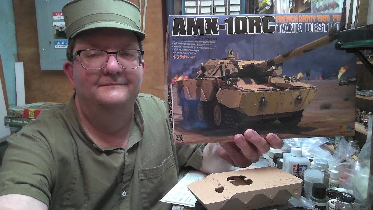 Model Building - AMX-10RC armored car - YouTube