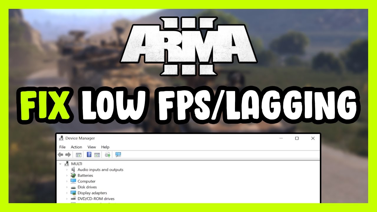 How to FIX Arma 3 Low FPS Drops & Lagging! - YouTube