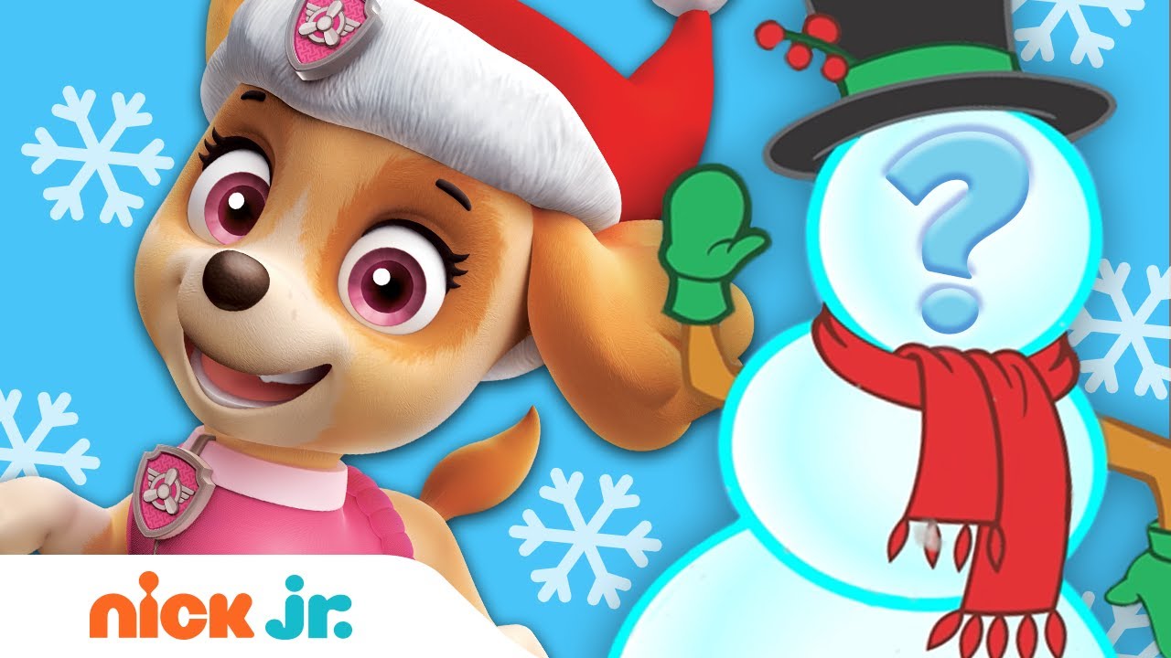 Guess the Snowman #2 ☃️ w/ PAW Patrol, Blue's Clues & Bubble Guppies ...