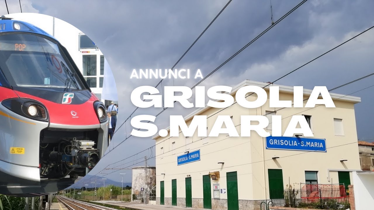 Annunci alla Stazione di Grisolia-Santa Maria - YouTube