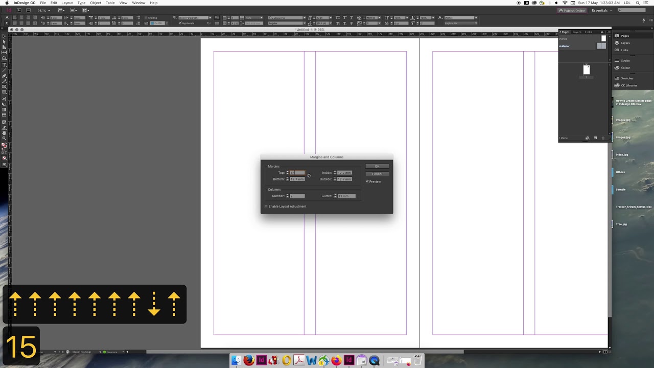 Create two-column layout in InDesign - YouTube