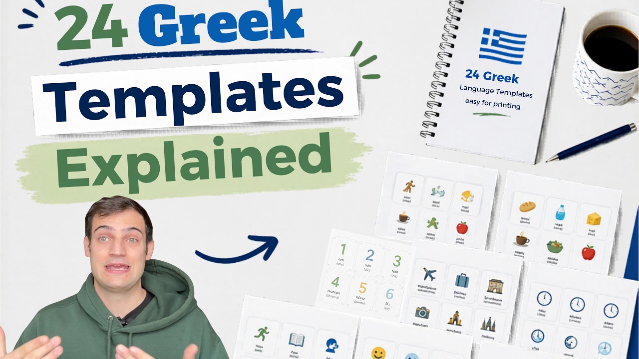 Learn Greek Faster: 24 Basic Templates Explained - YouTube