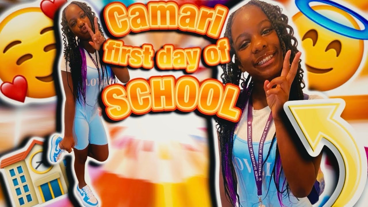 CAMARI FIRST DAY OF SCHOOL! - YouTube