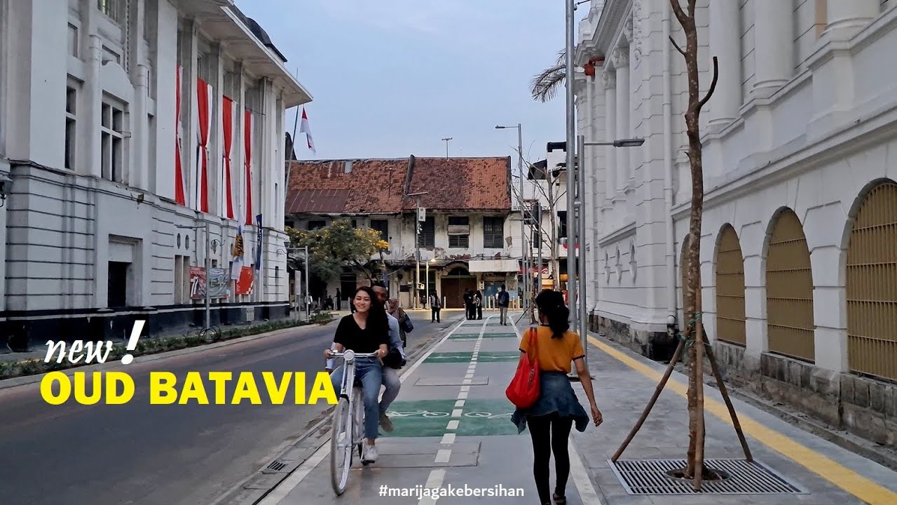 KOTA TUA yang BARU ‼️ walking around OUD BATAVIA after revitalization ...