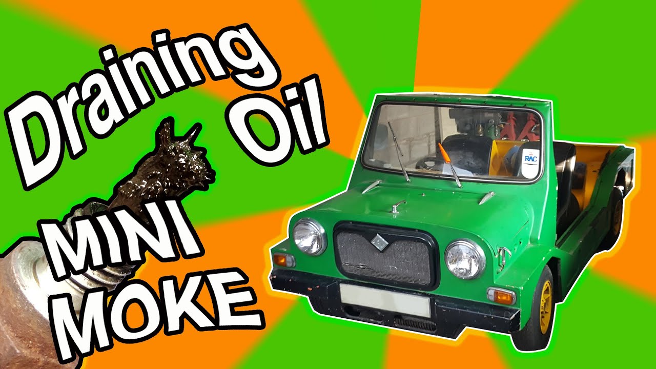 Classic Mini Moke - Draining the Oil and removing the radiator - Pt 3 ...