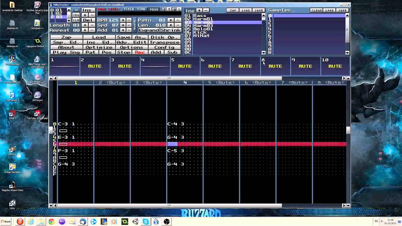 Chiptune Tracking Timelapse - 01 - YouTube