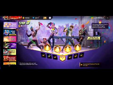 STEP UP NEW EMOTE ROYAL EVENT | GARENA FREE FIRE | TECHNO SOURCE GAMING 2 - YouTube