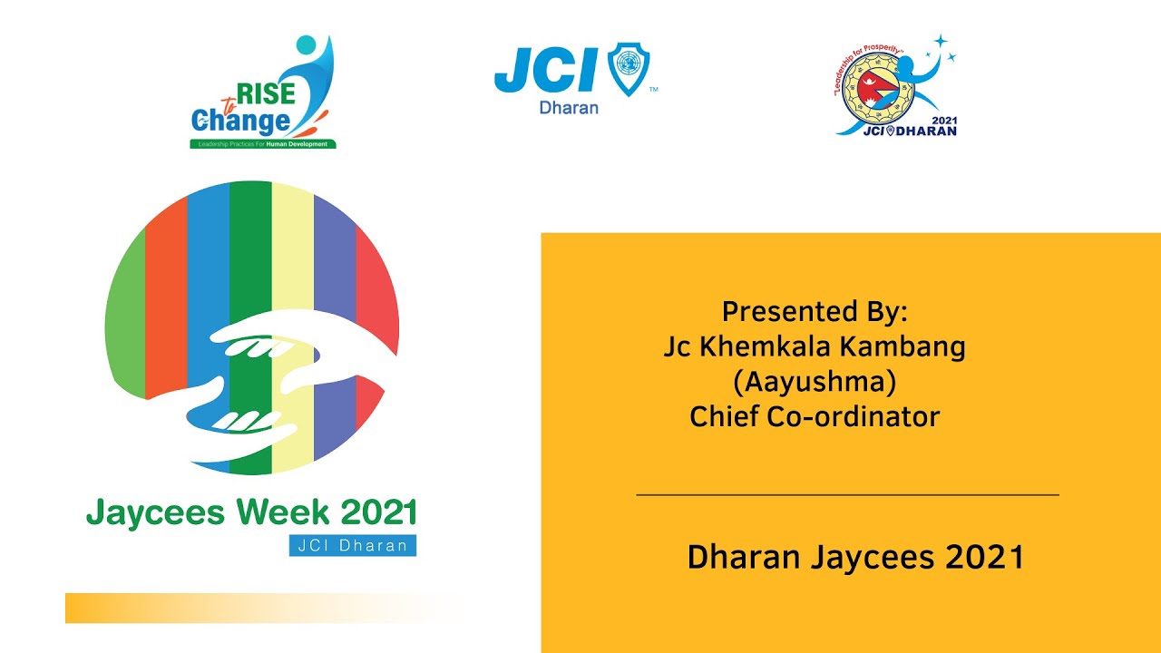 Jaycees Week 2021 | EVP Report By Jc Aayushma Limbu | JCI Dharan - YouTube