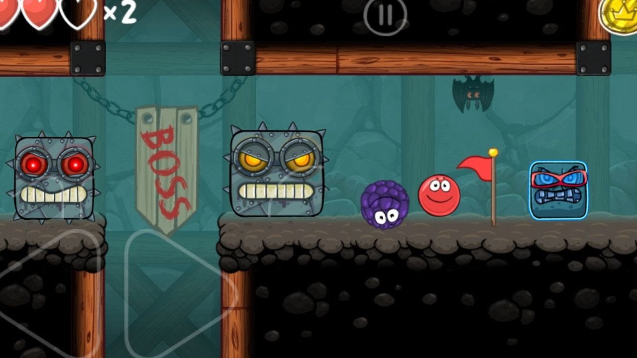 Red Ball 4 All Bosses Flawless Victory // Red Ball 4 Into the Caves ...