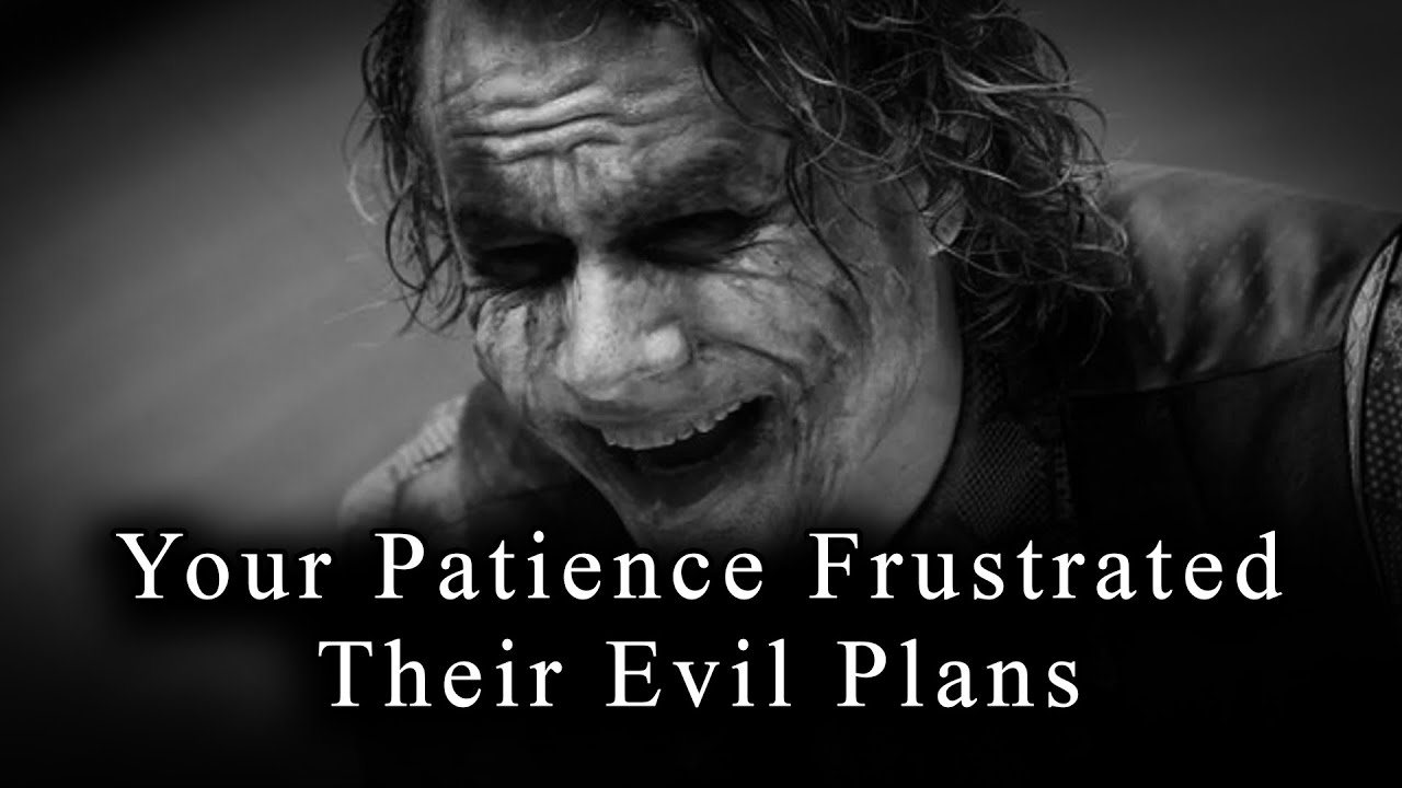Your PATIENCE Frustrated Their Evil PLANS - JOKER SPEECH (Powerful ...