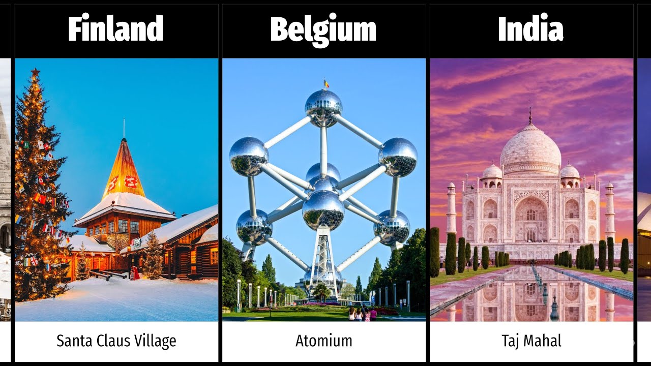 Most Famous Landmarks of Different Countries of the World #comparison # ...
