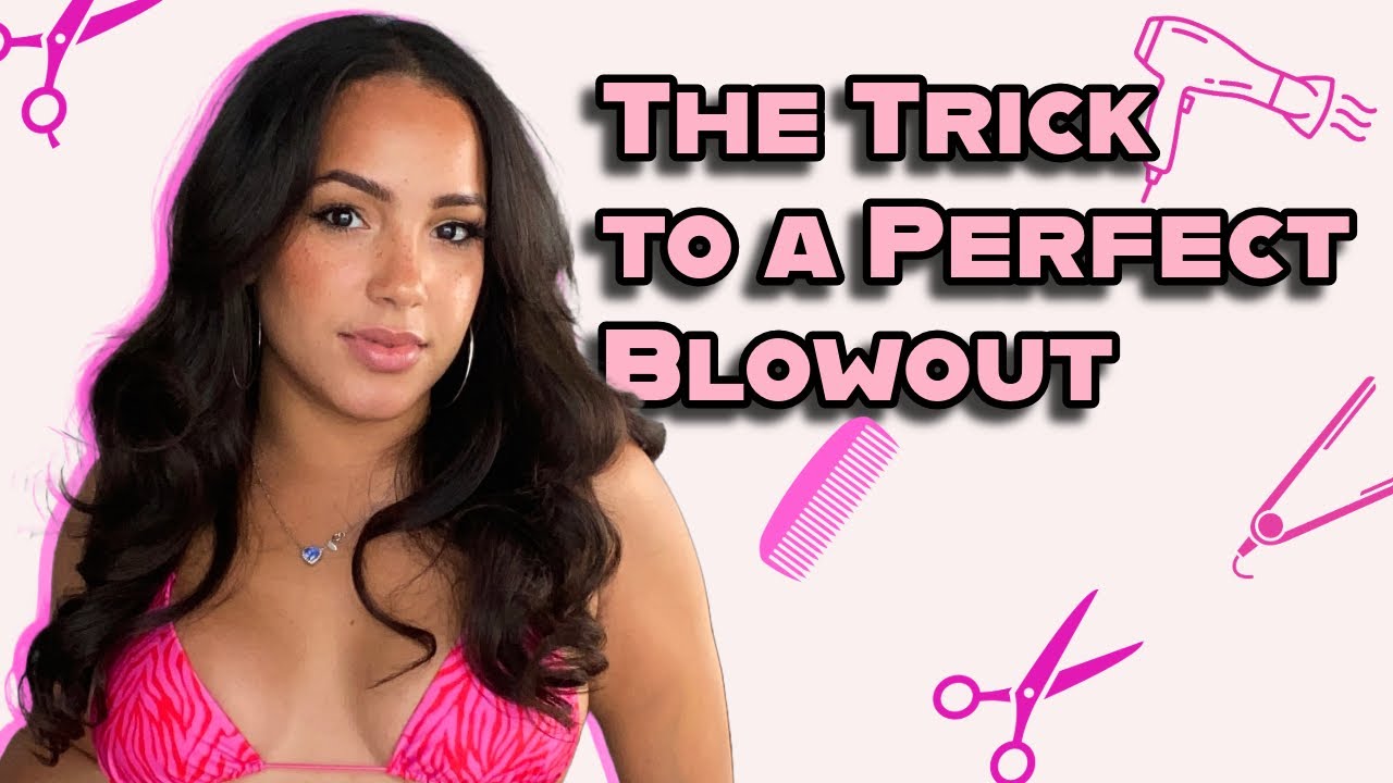 Humidity Proof Blowout for Curly Hair | My Step-by-Step Routine - YouTube