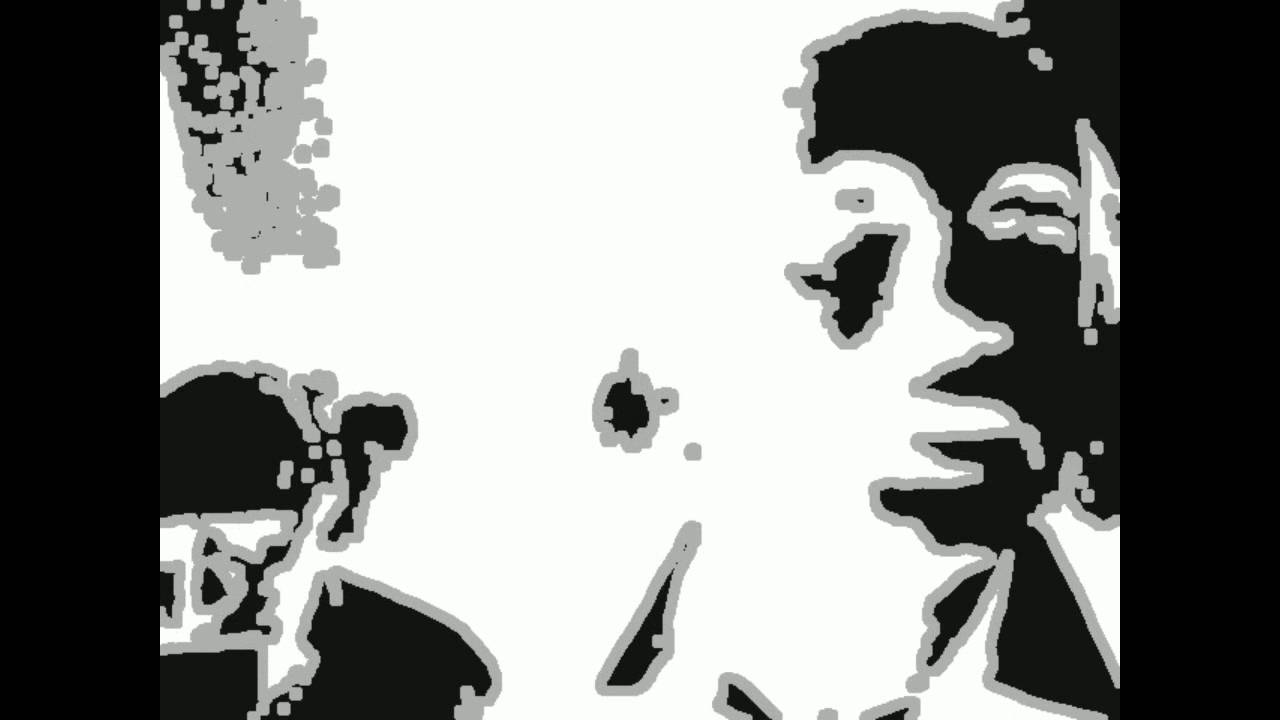 Mooney faces with motion and edges - YouTube