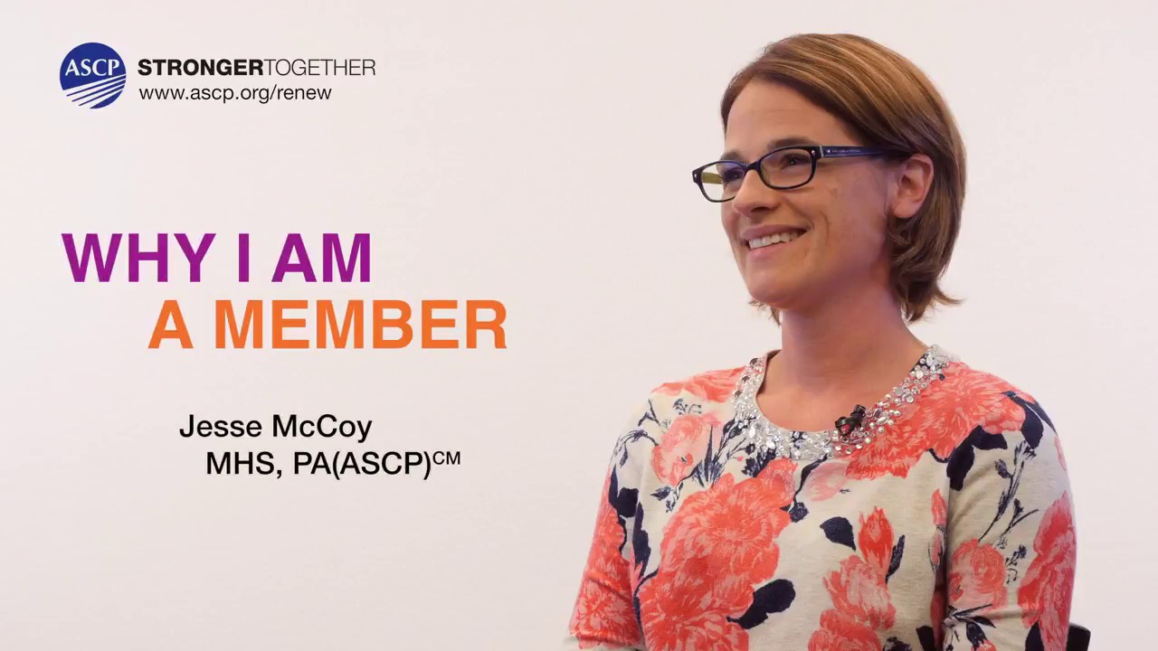 Why I Am A Member: Jesse McCoy, MHS, PA(ASCP)CM - YouTube