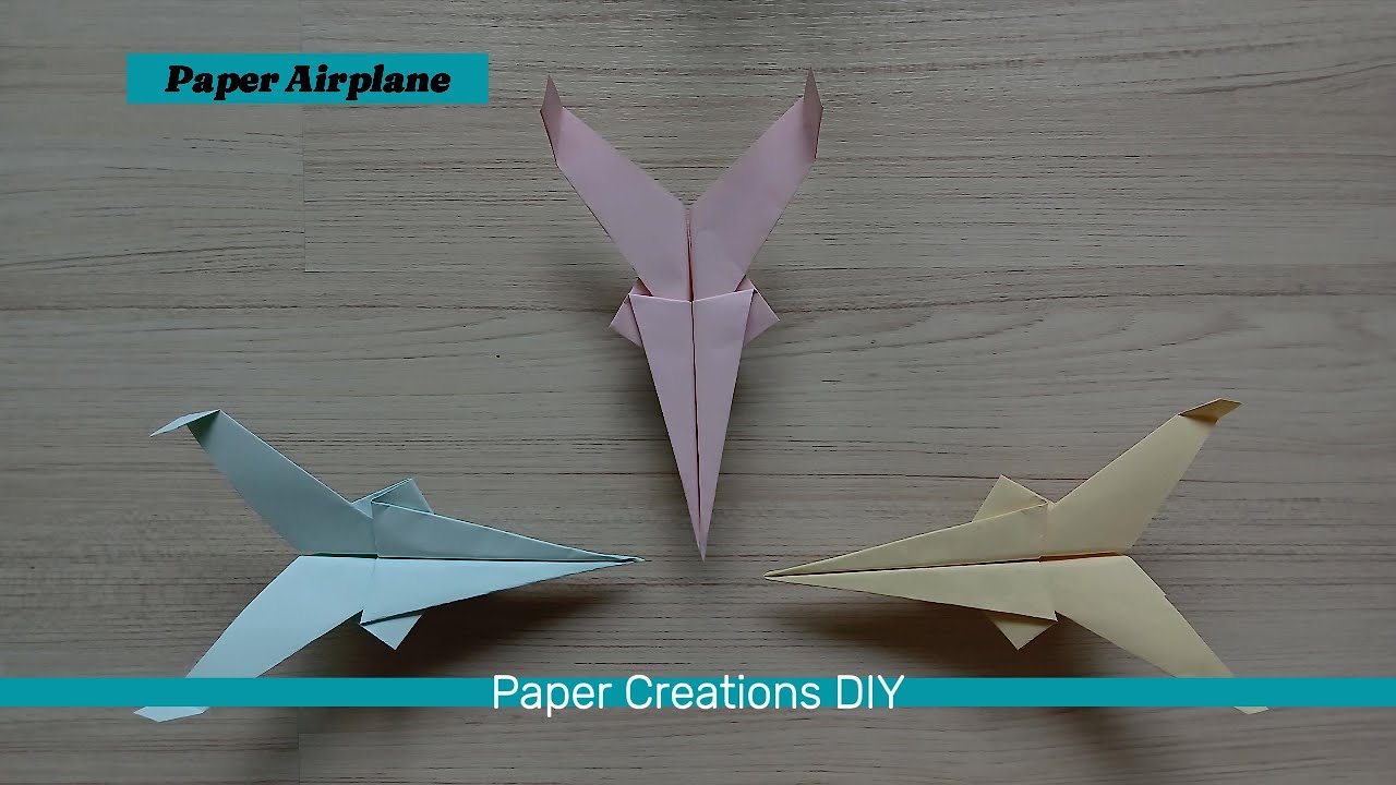 Paper Airplane ️ | Easy Fold & Fly Paper Plane Tutorial - YouTube